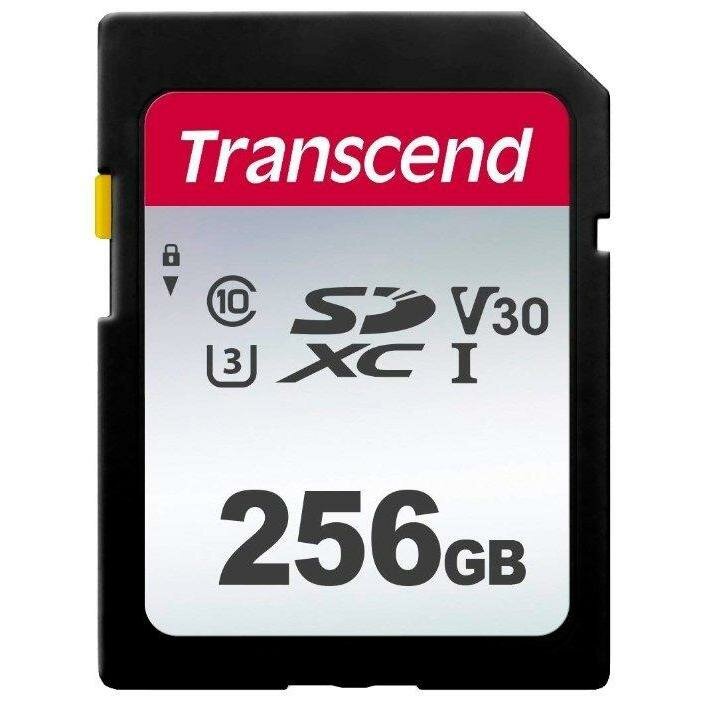Карта памяти SDXC 256GB Transcend TS256GSDC300S