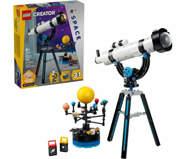 Конструктор LEGO Creator 31378 Космический исследовательский телескоп 3 в 1 (Lego 31378)