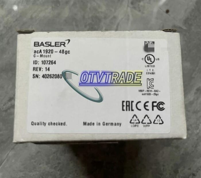Модуль BASLER Industrial Camera acA1920-48GC