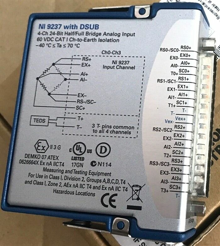 Модуль NATIONAL INSTRUMENTS NI 9237 Bridge Analog Input Module