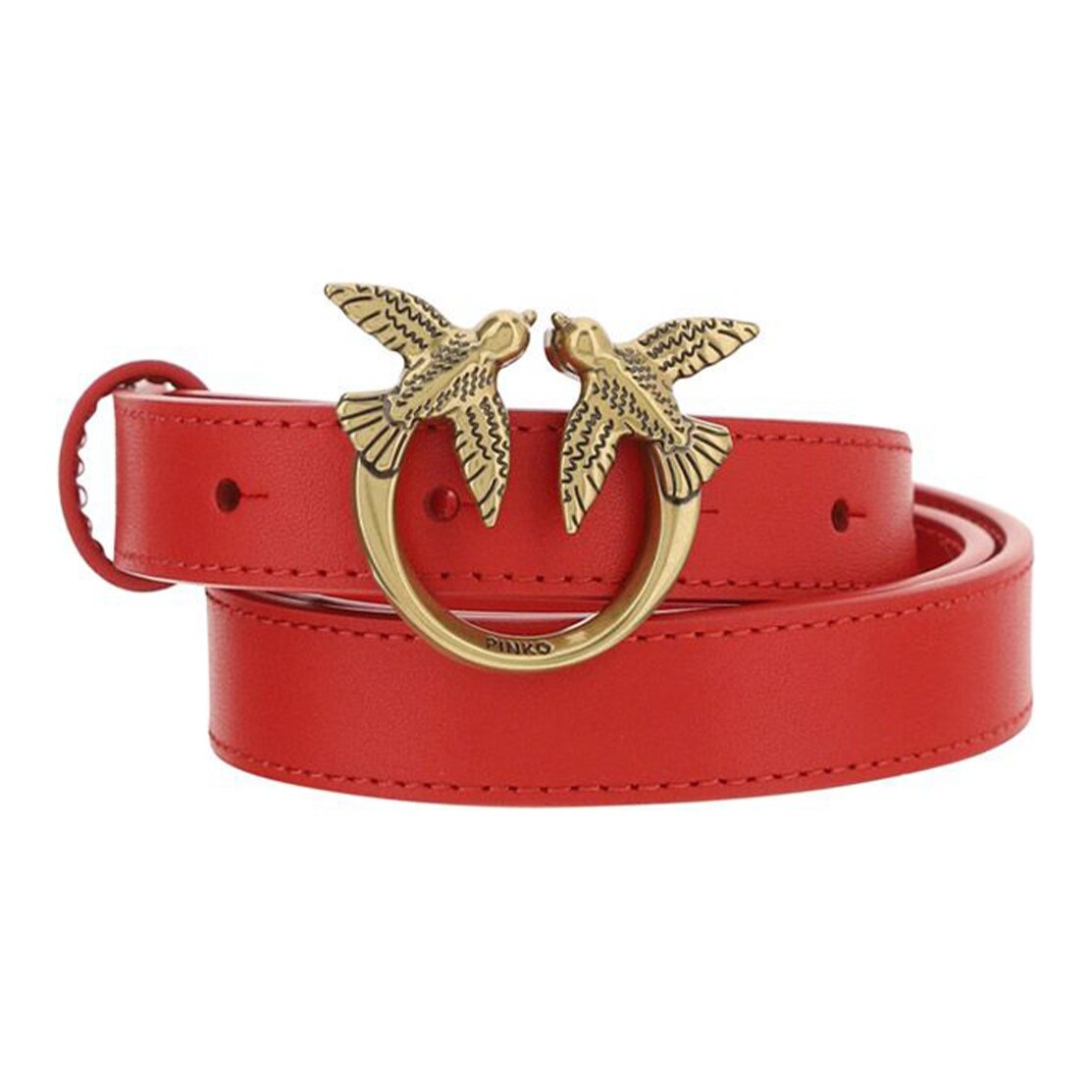 PINKO Кожаные ремни, красный, женские M