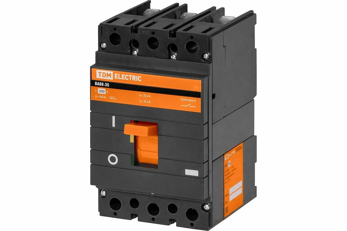 Автоматический выключатель TDM ELECTRIC ВА88-35, 3Р, 200А, 35кА SQ0707-0016