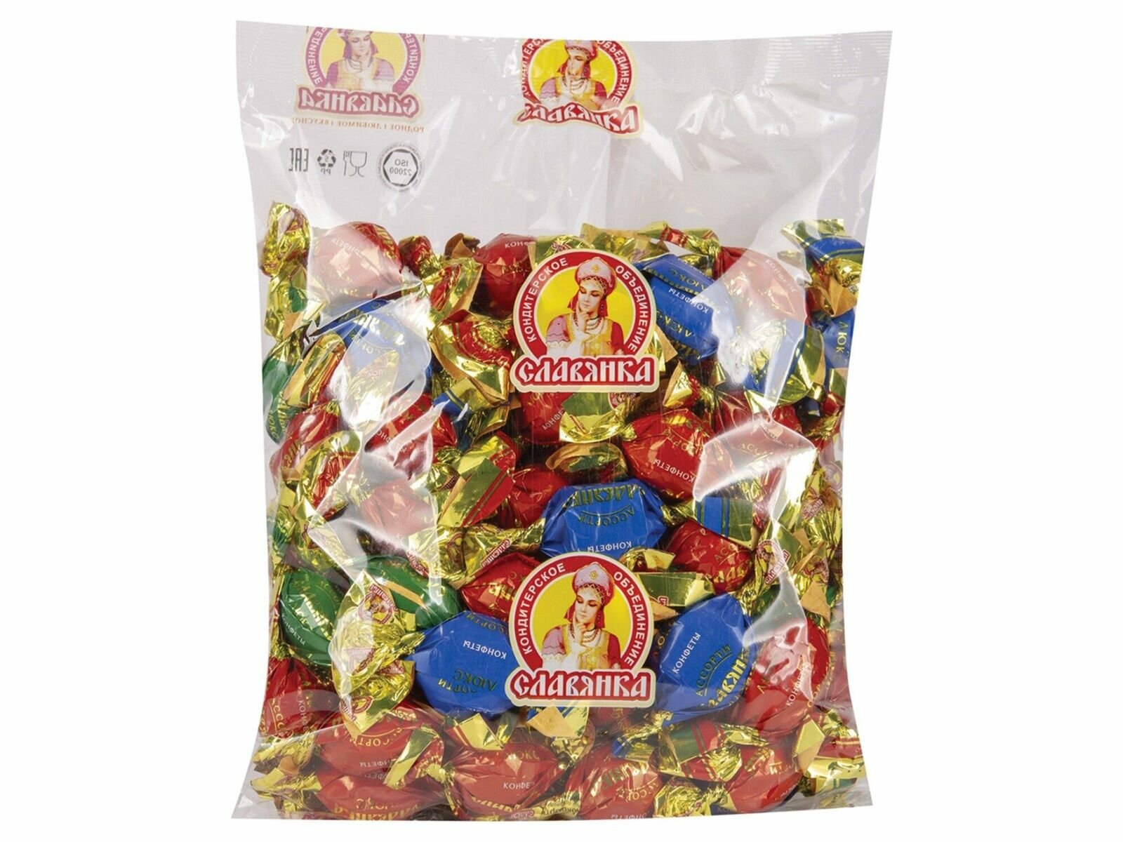 Славянка Конфеты люкс шоколадные ассорти, 1 кг