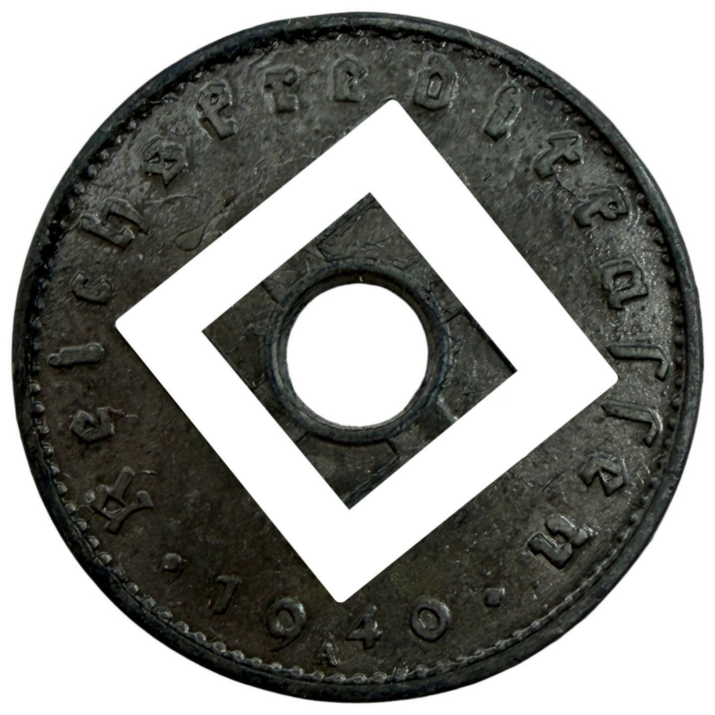 Германия, Третий Рейх 10 рейхспфеннигов 1940 г. (Оккупационная монета) (A)
