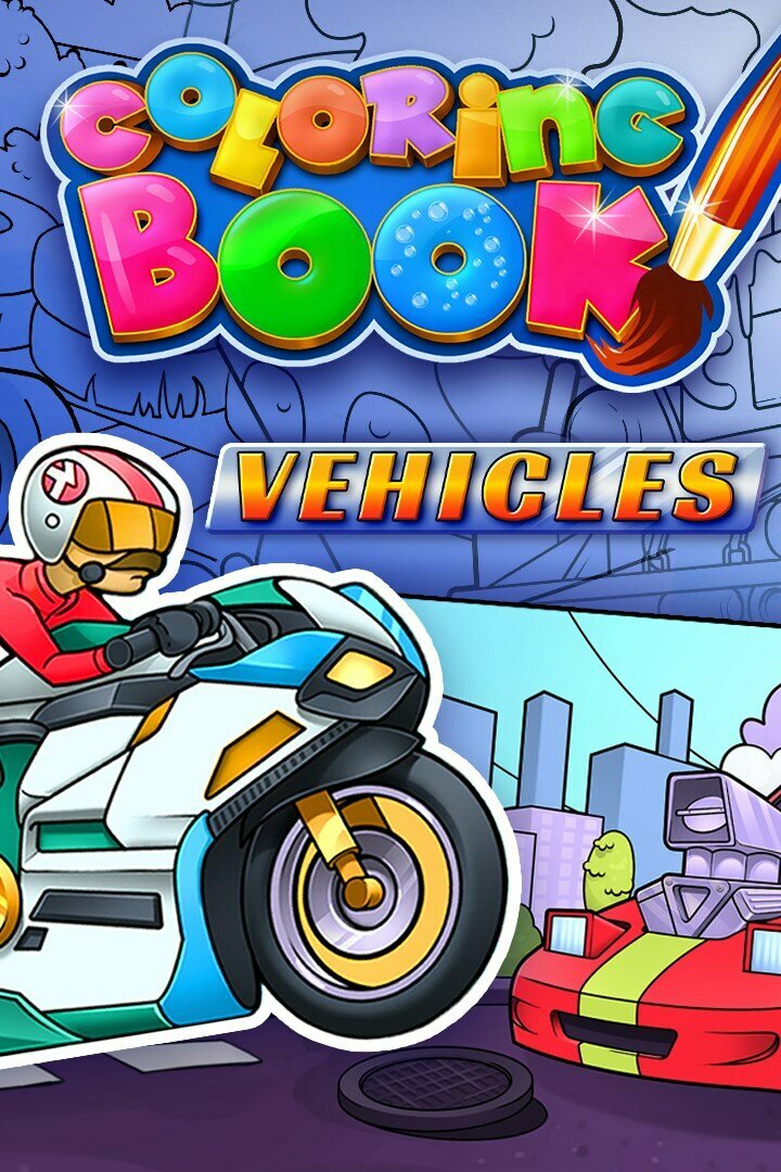 Дополнение Coloring Book: Vehicles — Xbox Series X|S, Xbox One, PC — Цифровая версия