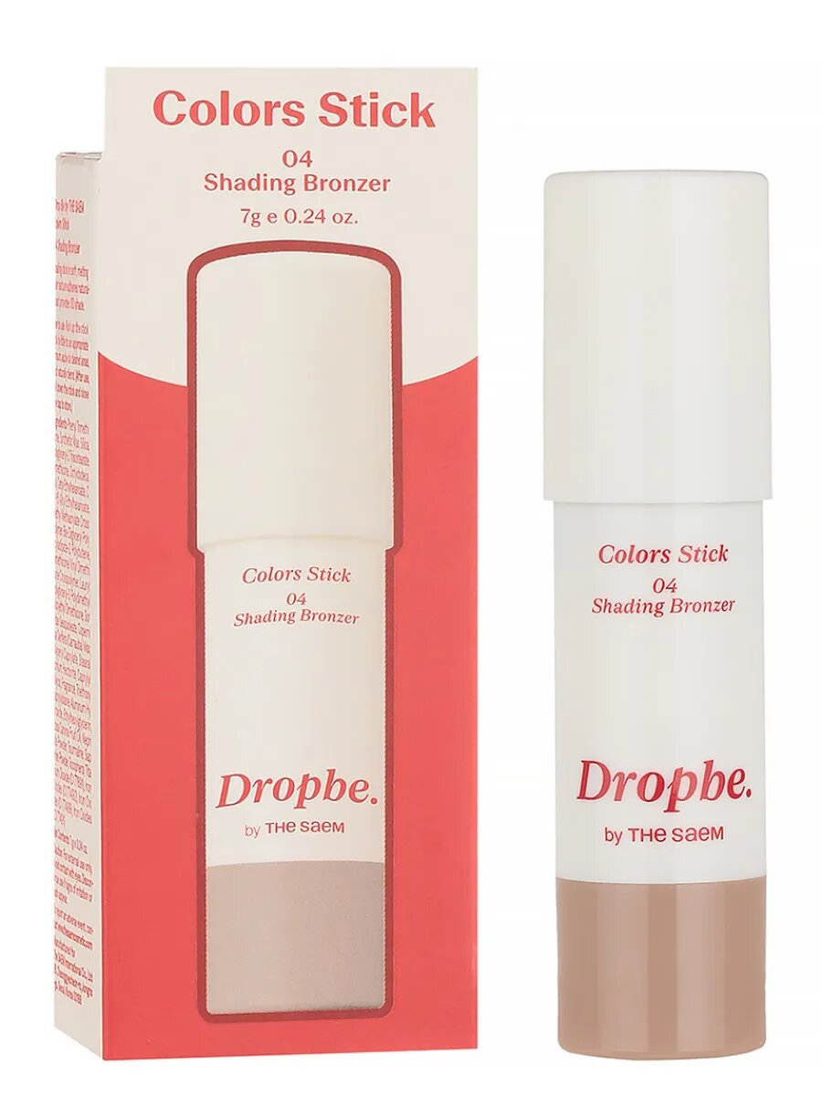 Румяна-бронзер Drop Be By THE SAEM Colors Stick 04 Shading Bronzer