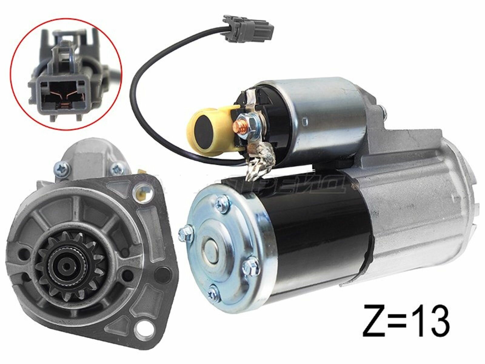 Стартер Nissan Murano 07-16 / Teana 08-14 / X-Trail 07-15 / Elgrand 10-20 / Renault Koleos 08-11 (1,