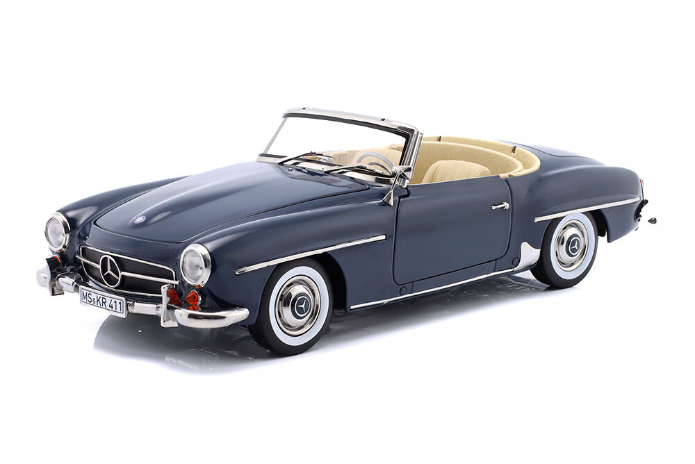 Модель коллекционная NOREV Mercedes 190 sl W121 roadster 1957 dark blue