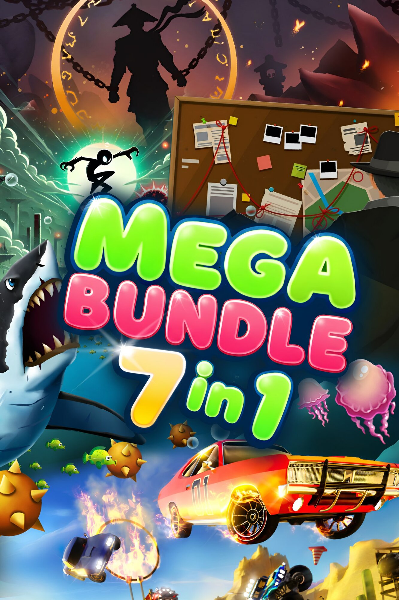 Mega Bundle 7-in-1 — ключ активации Xbox / Microsoft Store · Xbox One, Xbox Series X|S · цифровой ключ · любой регион