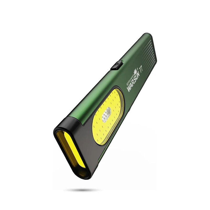 Фонарик-брелок Warsun T7 LED, 2 шт, 450 лм, портативный мини-фонарь с магнитом, карманный фонарь, рабочий прожектор