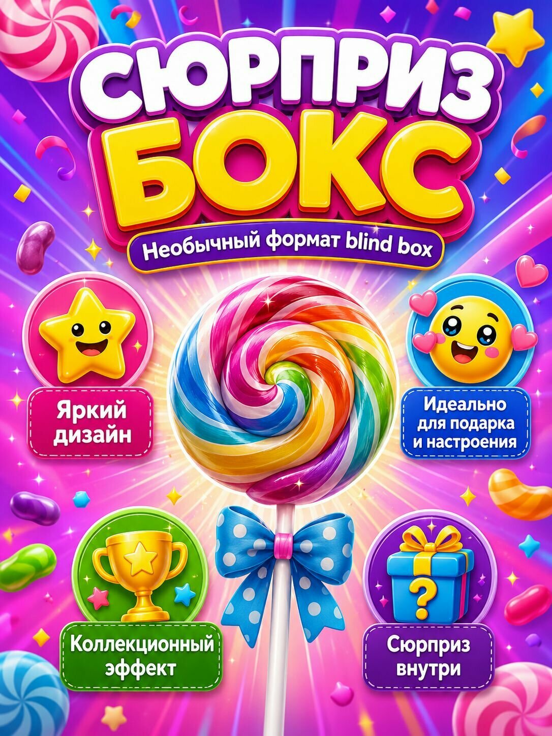 Сувенирная подарочная коробка забавный подарок