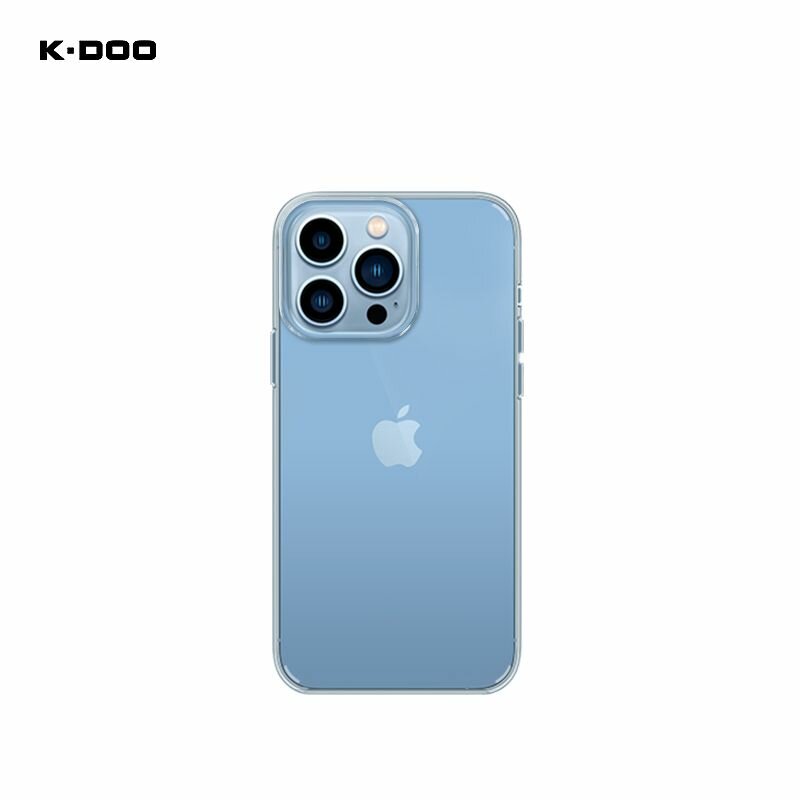 Чехол противоударный Guardian для iPhone 13 Pro, прозрачно-голубой