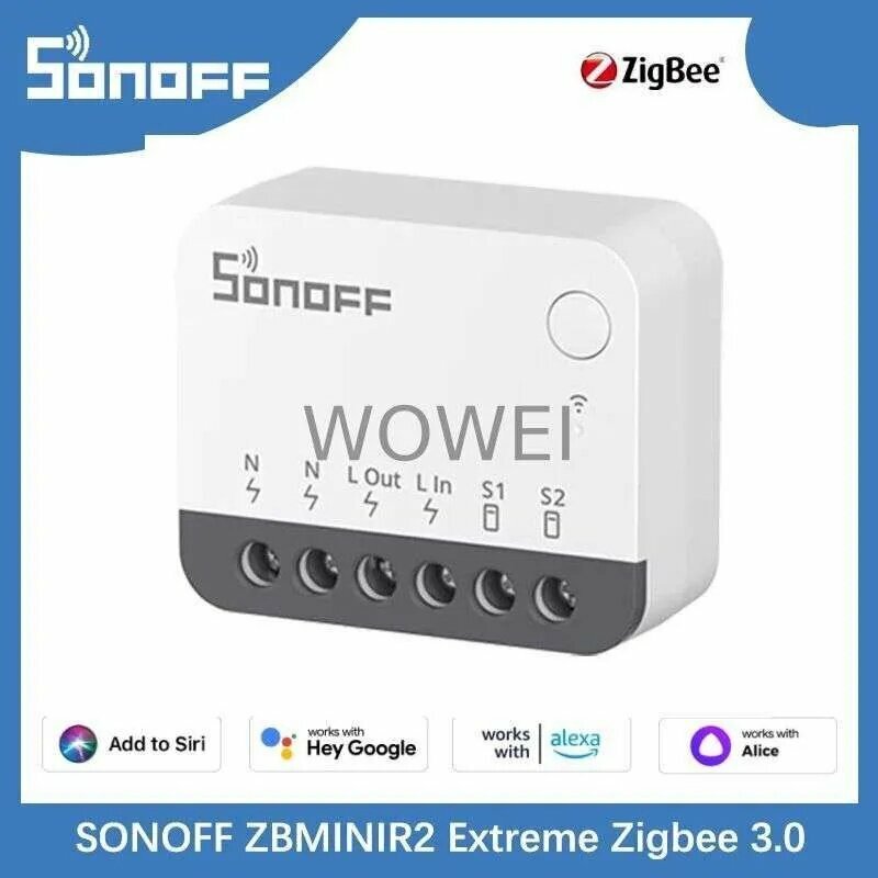 SONOFF Zbminir2 Extreme Zigbee Модуль переключения DIY для умного дома