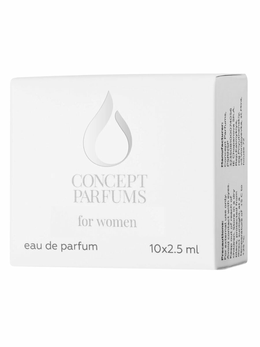 Concept Parfums Женский Top 10 Niche Набор пробников: п/в по мотивам ароматов 10шт по 2,5мл