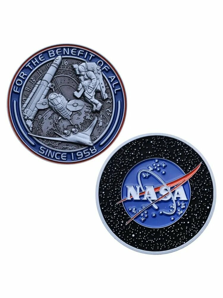Коллекционная монета NASA, сувенир для любителей космоса