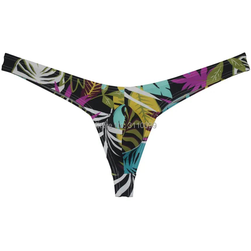 Мужские стринги Sports из нейлона и спандекса M, Yellow Leaf