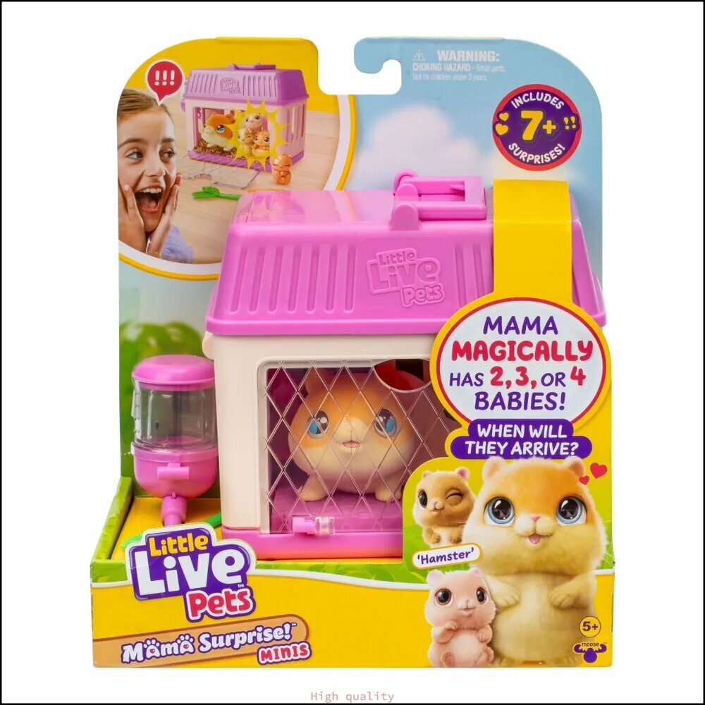 Самый популярный в 2026 годуНабор Little Live Pets Хомячиха становится мамой