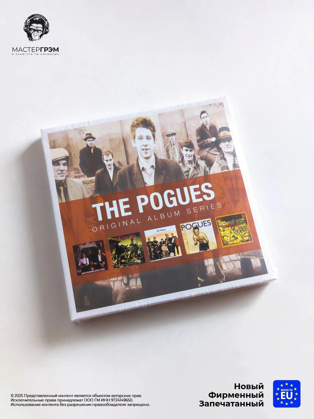 CD диск The Pogues - Original Album Series (5CD) 2010, Papersleeves In Case