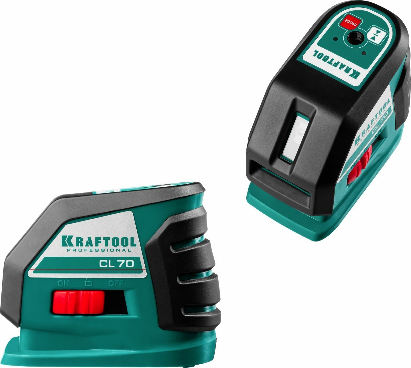 KRAFTOOL CL-70 нивелир лазерный , 20м/70м, IP54, точн. +/-0,2 мм/м, детектор, питание 4хАА, в кейсе