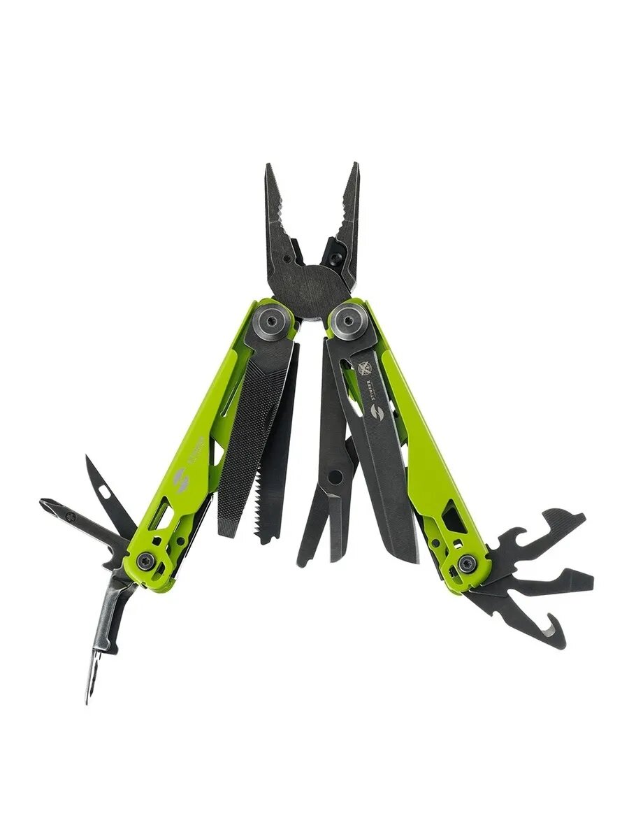 Мультитул Stinger складной 19 функций стальной салатовый