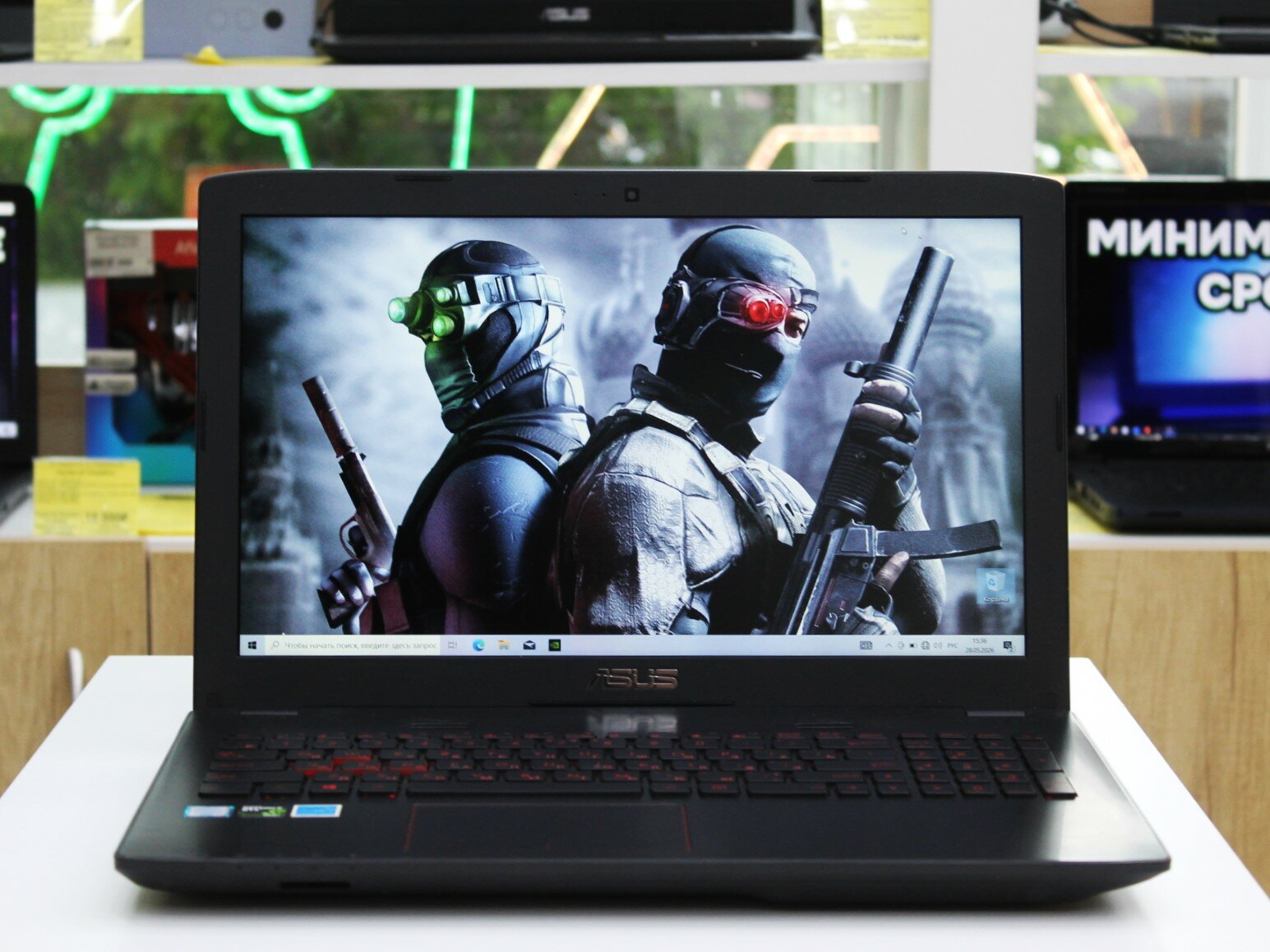 Ноутбук Asus ZX50VW6300/i5-6300HQ/GTX 960/8/256/Win 10