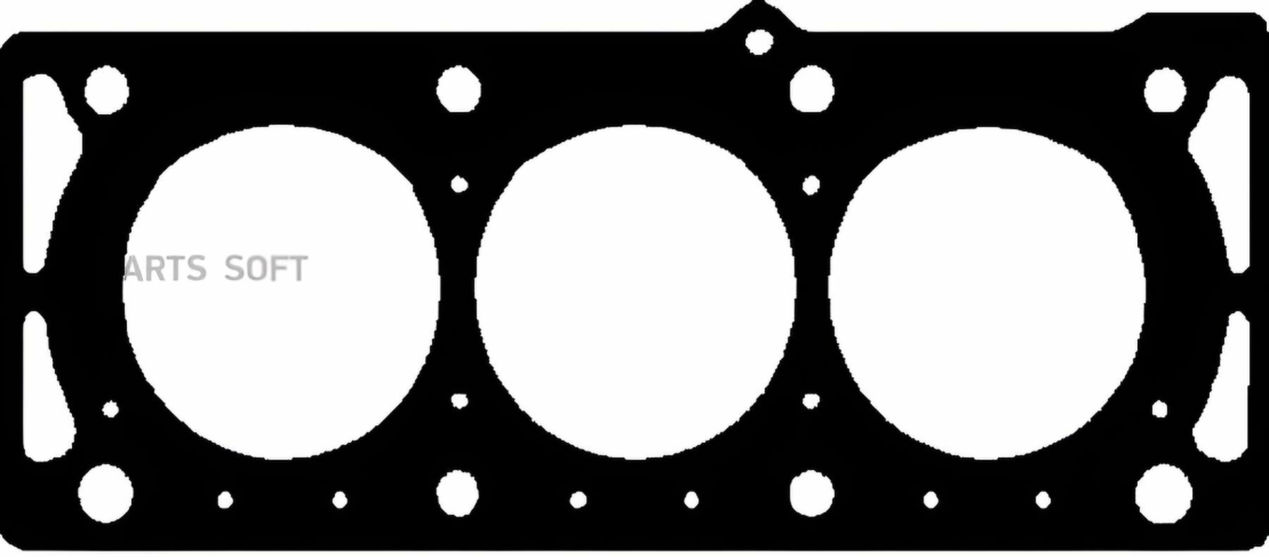 Прокладка ГБЦ ELRING 832777, для Opel Vectra/Omega и Saab 900