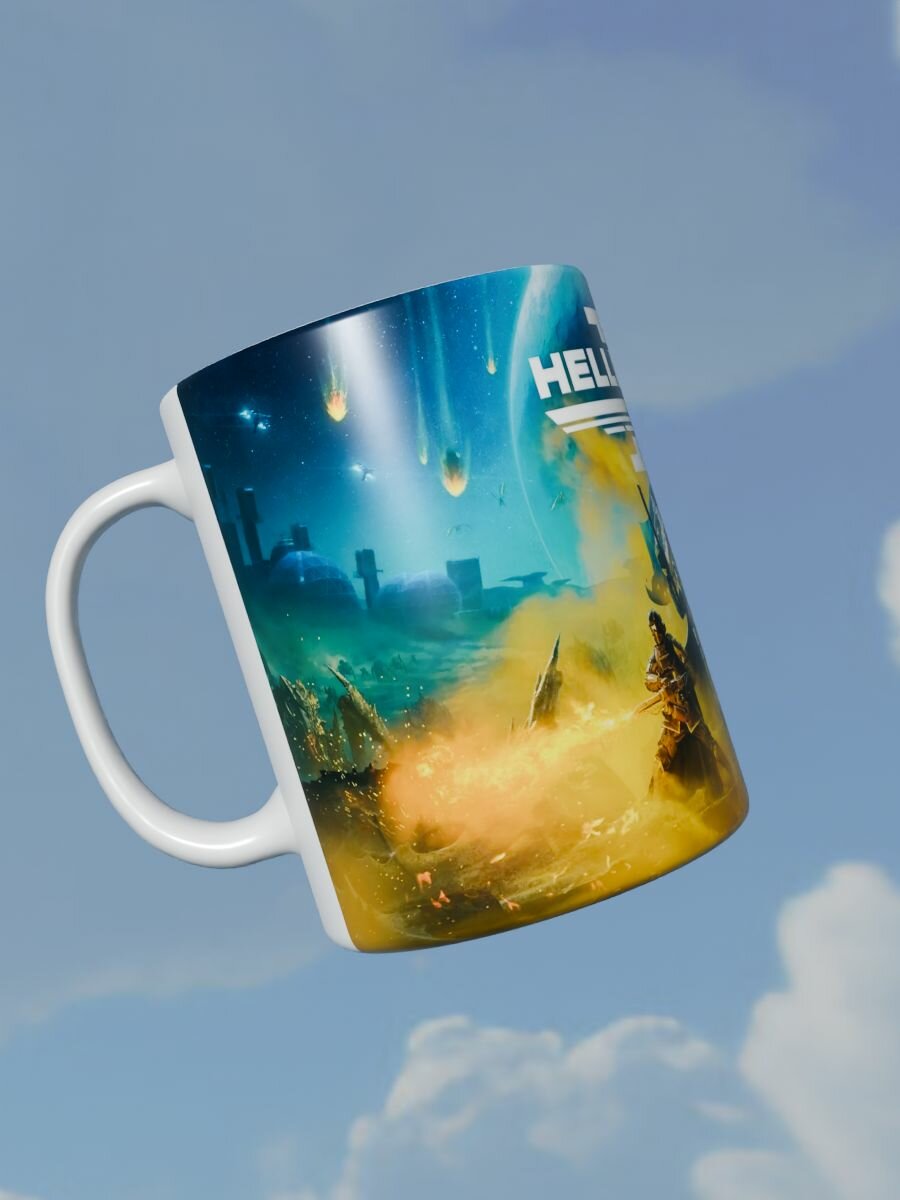 Кружка Helldivers 2, Хелдрайверс 2 — фото 1