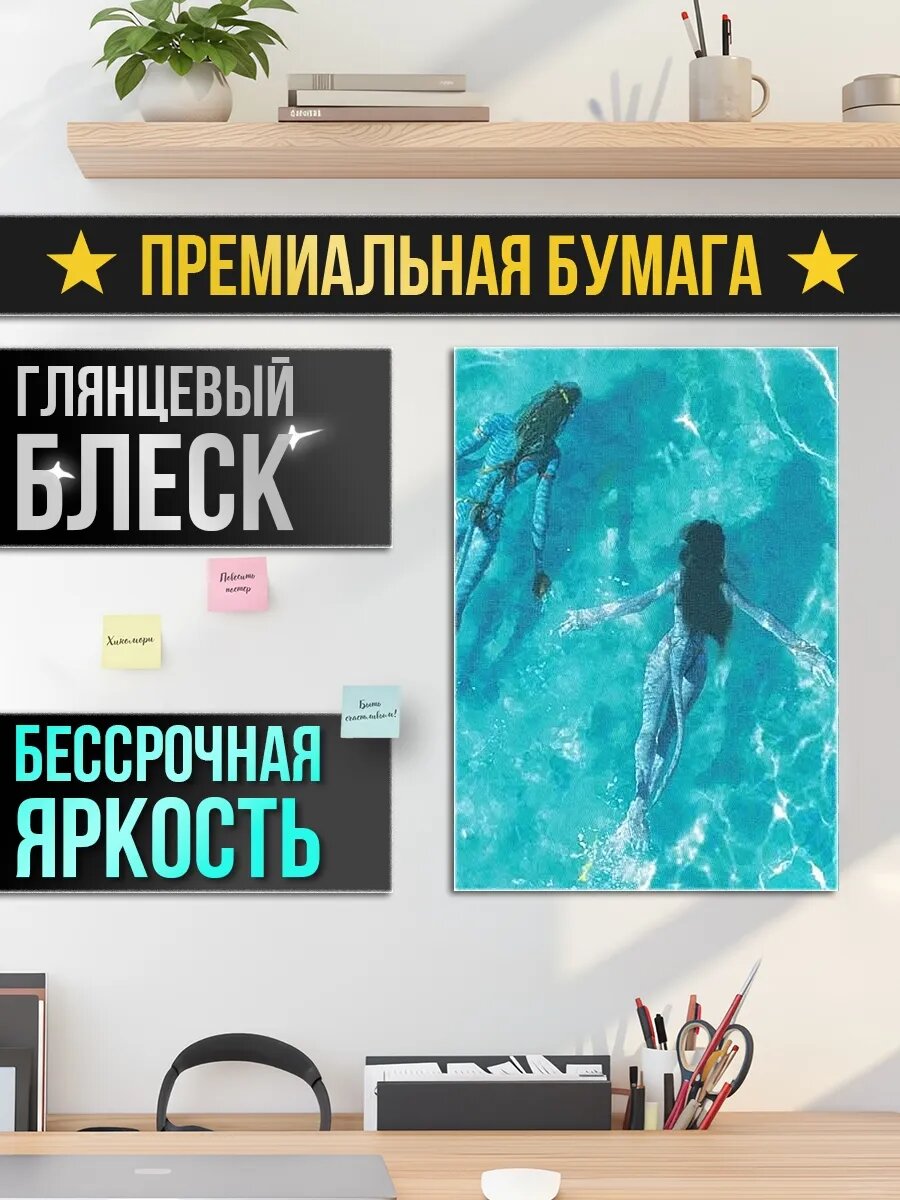 Плакат постер Аватар в воде — фото 1