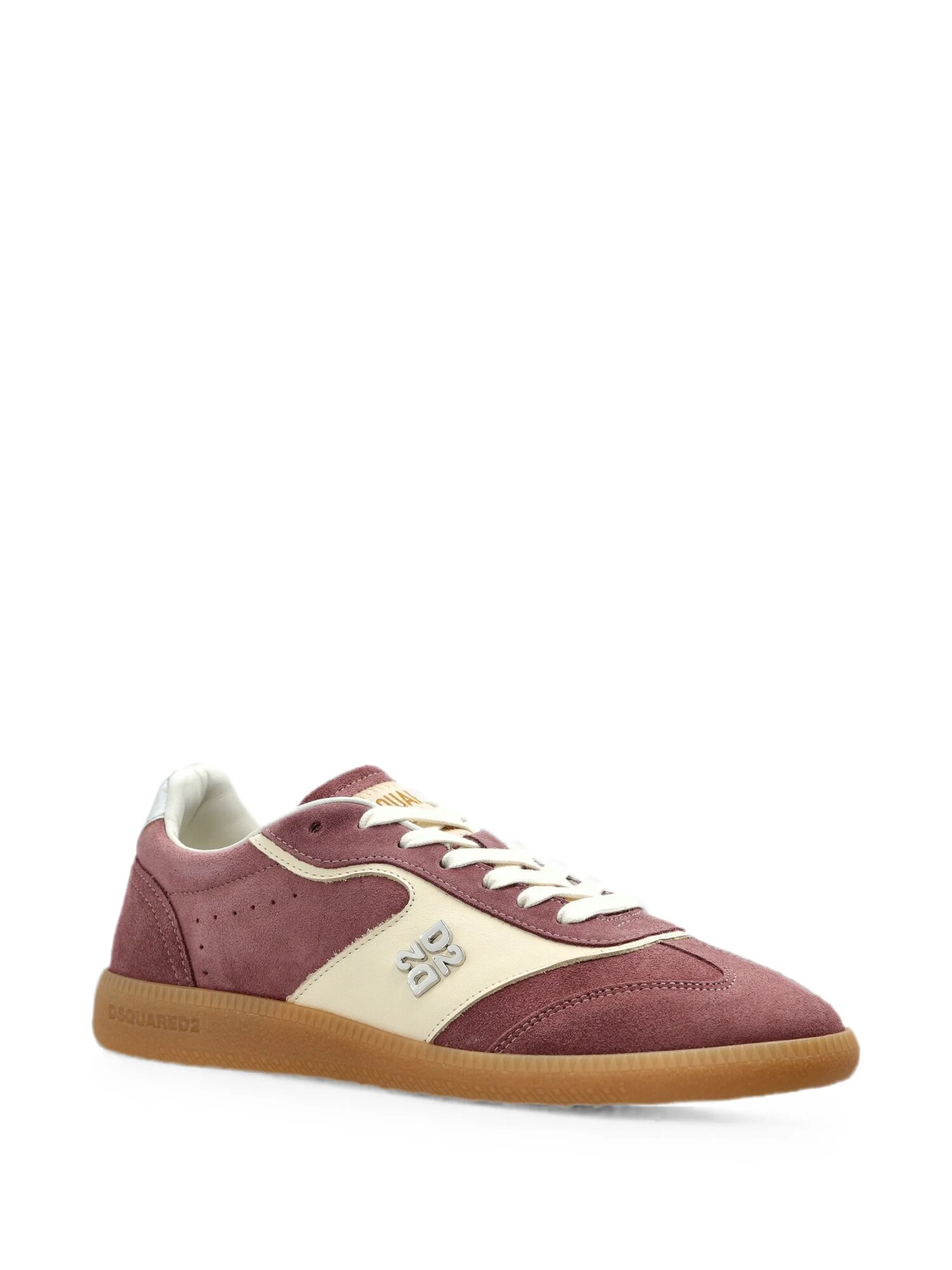 Кроссовки DSQUARED2 Panelled logo-plaque sneakers, размер 41, pink — фото 1