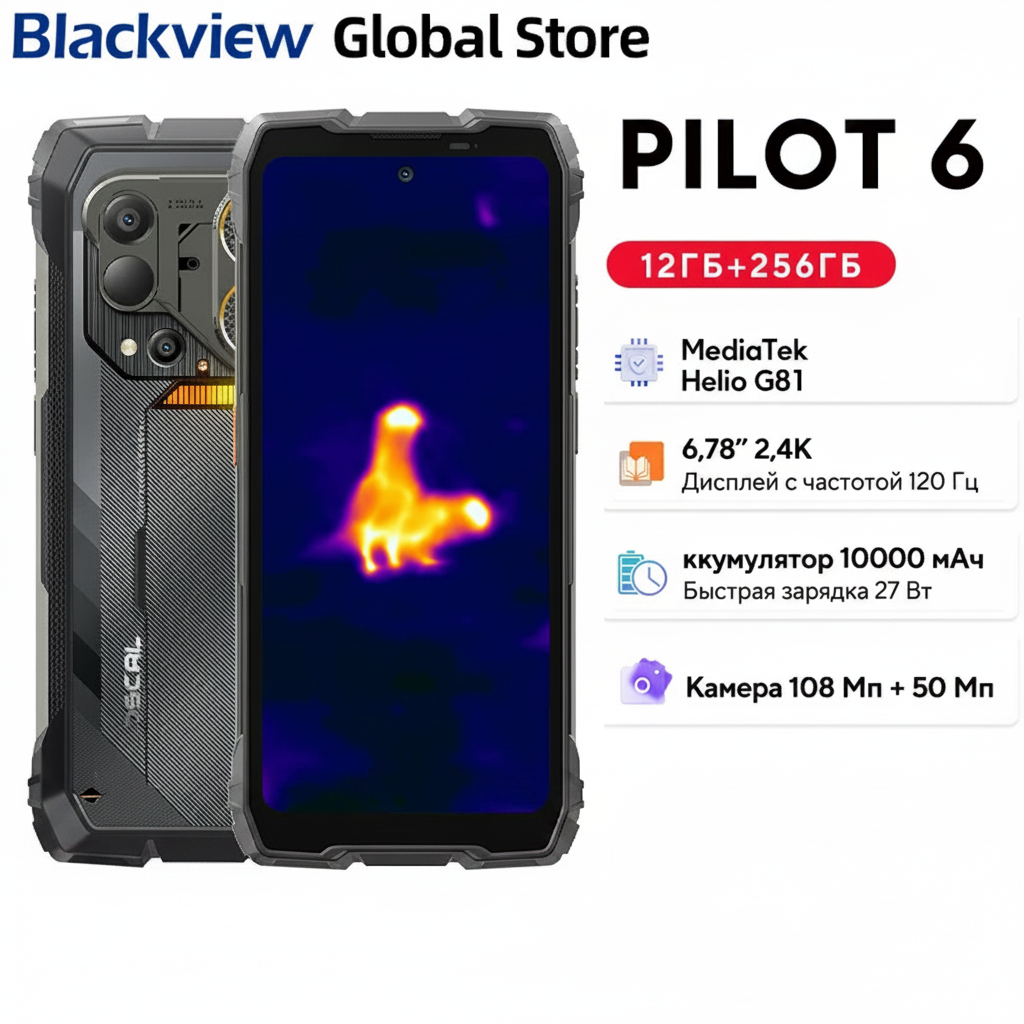 Смартфон Blackview Oscal Pilot 6, 12/256ГБ
