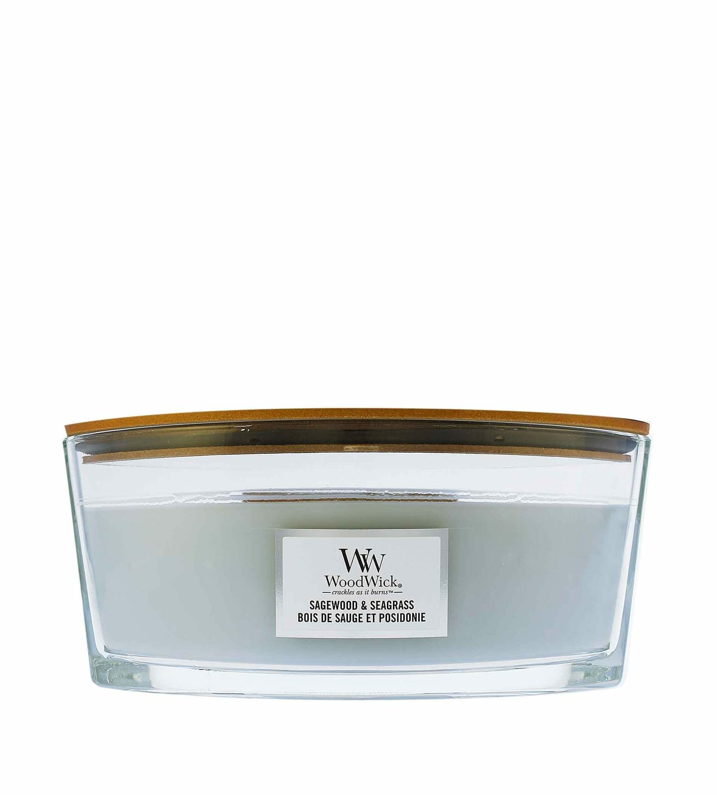 Свеча WoodWick Sagewood & Seagrass 453.6 г