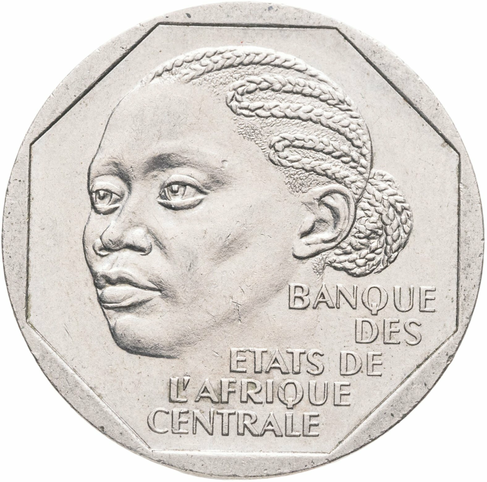 Габон 500 франков francs 1985, Мельхиор медь-никель, в сохранности XF
