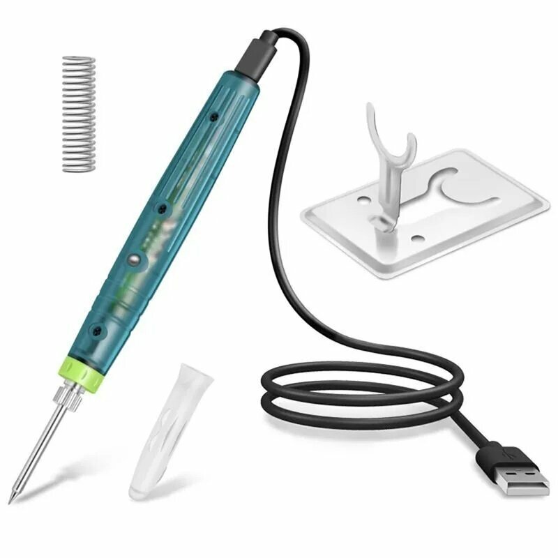 (A J Q K) Низковольтный Электрический Паяльник 5В Костюм USB Комплект Инструмент