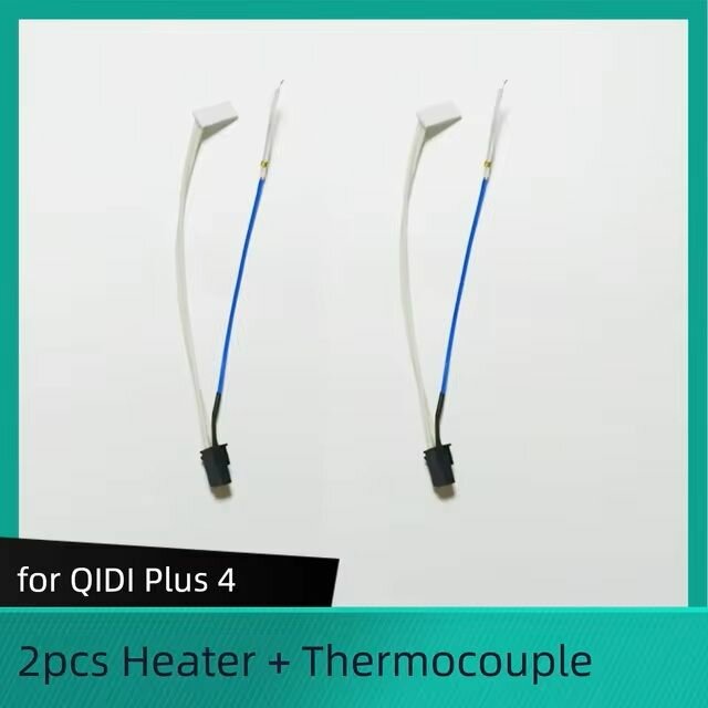 Кабель нагревателя и термопары для QIDI Plus 4, 2 шт