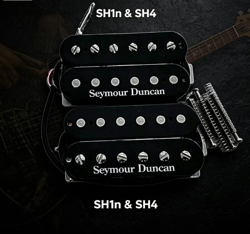 Звукосниматель Для Электрогитары Seymour Duncan SH1n 59 SH-4 JB 4C Alnico Humco, Черный.