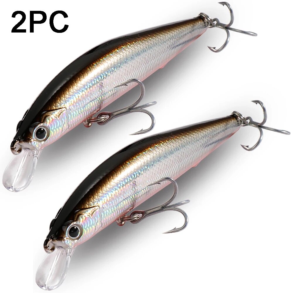 Воблер GOBAIT 2 шт, 11.4 см, Color: 2PCs minnow E