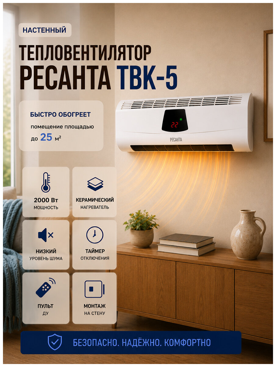Тепловентилятор Ресанта ТВК-5 — фото 1