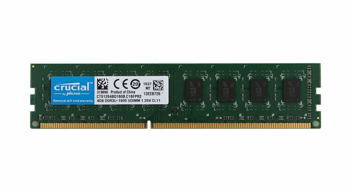 Оперативная память Crucial DDRIII 4Gb CT51264BD160B. C16FPR2