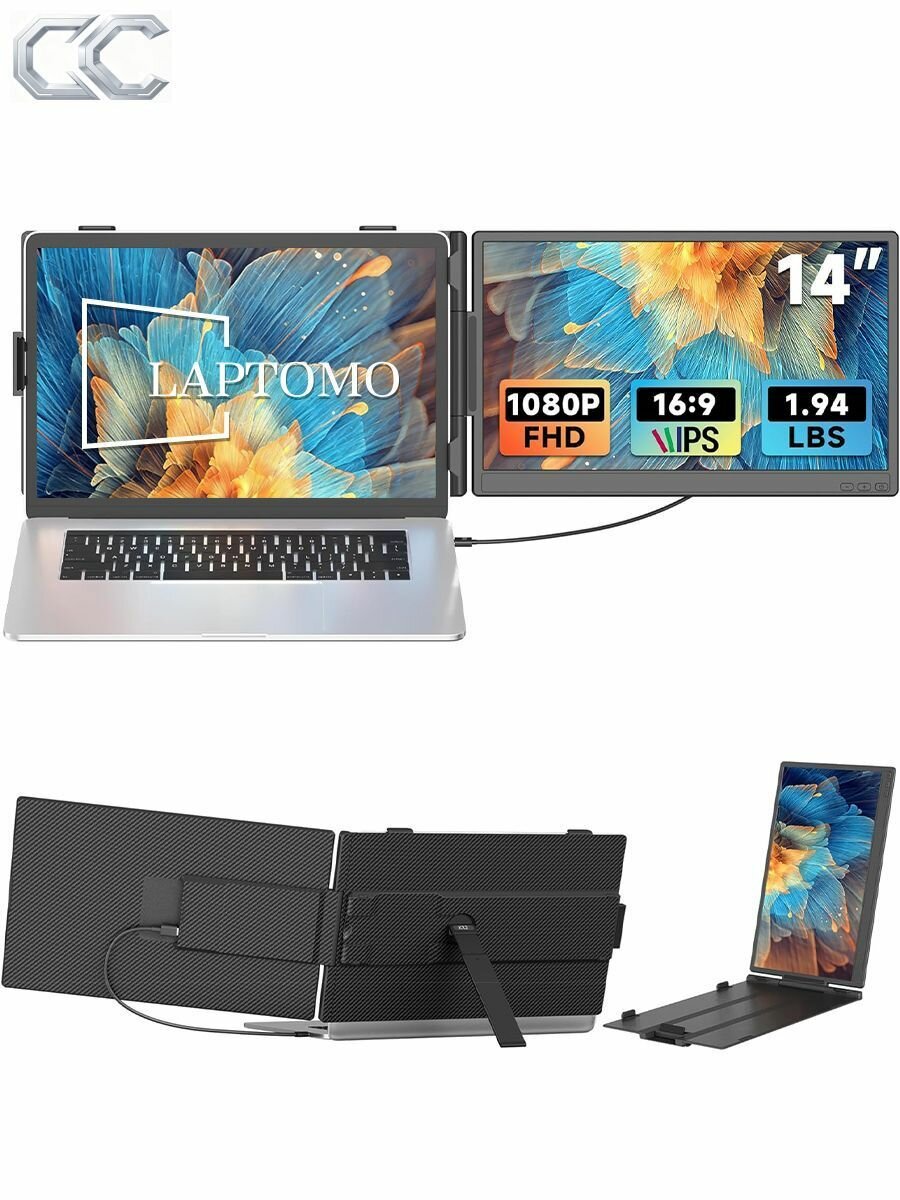 14" Монитор KX2 (KX2), IPS, 1920x1080, 60 Гц, черный матовый