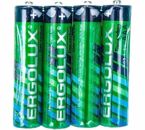 Батарейка Ergolux R03SR4 1.5В, R03, SR4 12440