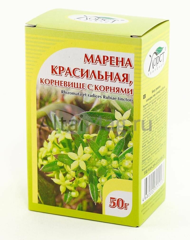 Фиточай Хорст марена красильная корни50 г