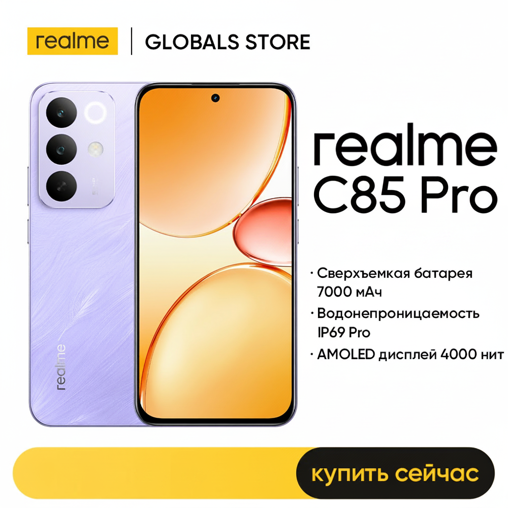 Смартфон Realme C85 Pro, 6/128ГБ