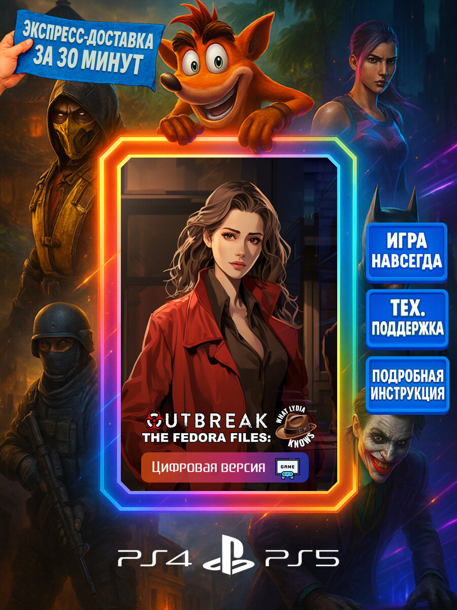 Outbreak The Fedora Files What Lydia Knows Definitive Coll. PS4/PS5 | Моментальная доставка | Английский язык | Ужасы