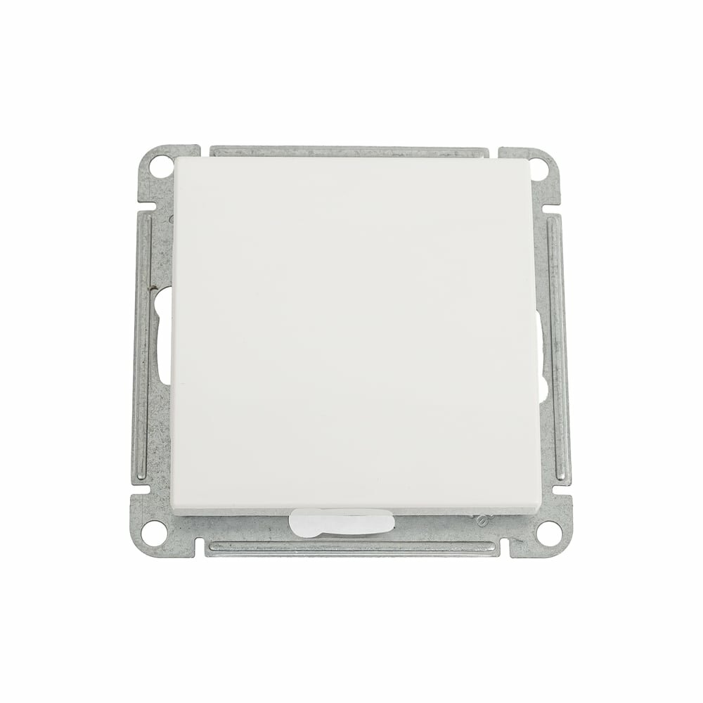1-клавишный переключатель Systeme Electric W59 aqua, 10ах, ip44, механизм, белый VS610-156B-1-86