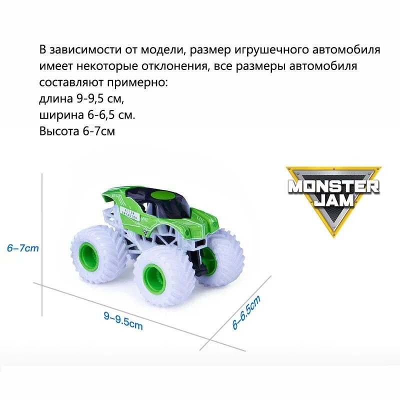 Monster Jam Spin Master 1:64 монстр-трак — фото 1