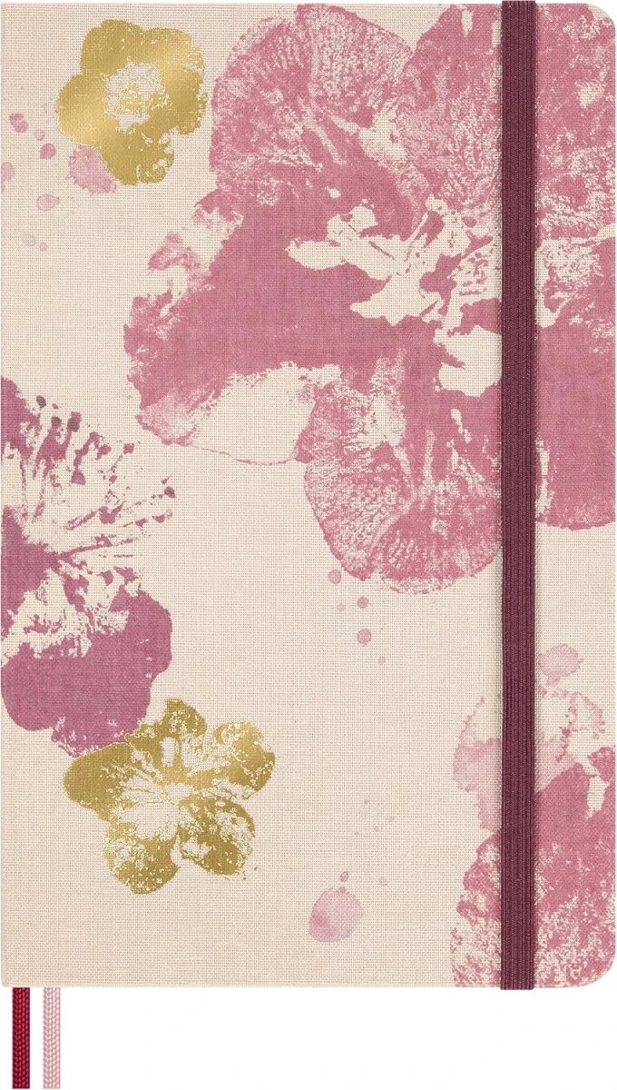 Блокнот Moleskine Limited Edition 2026 SAKURA Large 130х210мм твердая обложка текстиль 176стр в линейку (LESU09QP060)