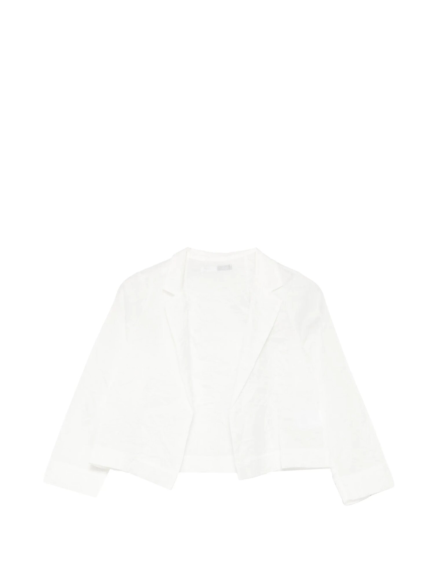 Пиджак Crinkled-finish long-sleeve cotton blazer