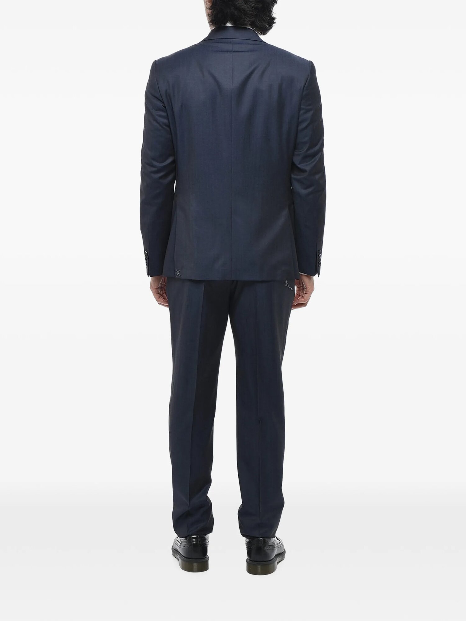 Комбинезон Corneliani Single-breasted peak-lapel suit, размер 48, blue — фото 1