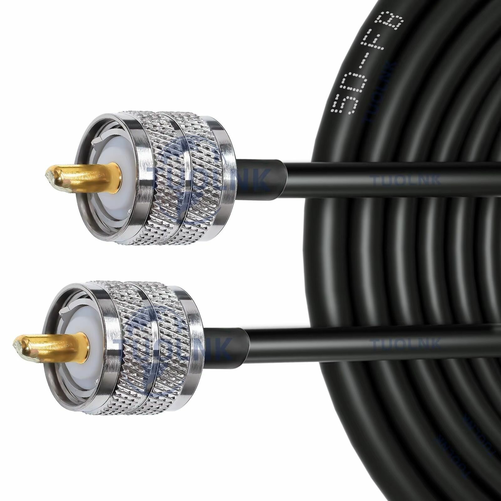 Кабельная сборка 5D-FB CU медь UHF-male (pl-pl), 5 метра