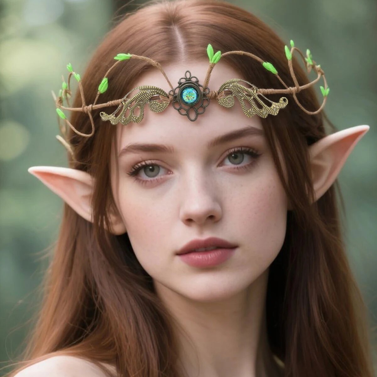Тиара из нержавеющей стали Ura find Зеленый, as picture